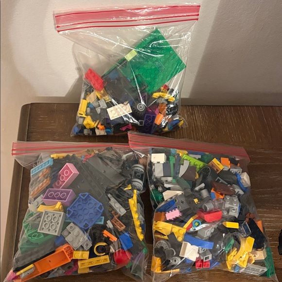 Lego | Toys | 3 Quart Size Bags Of Random Lego Bricks In Various Colors ...